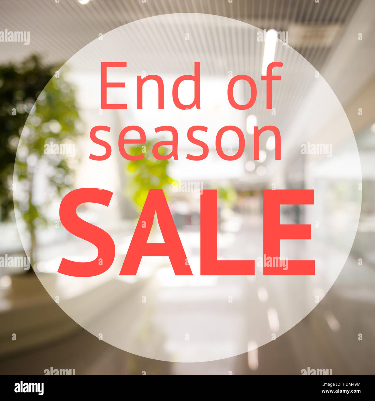 End of season sale sign Stock Photo - Alamy