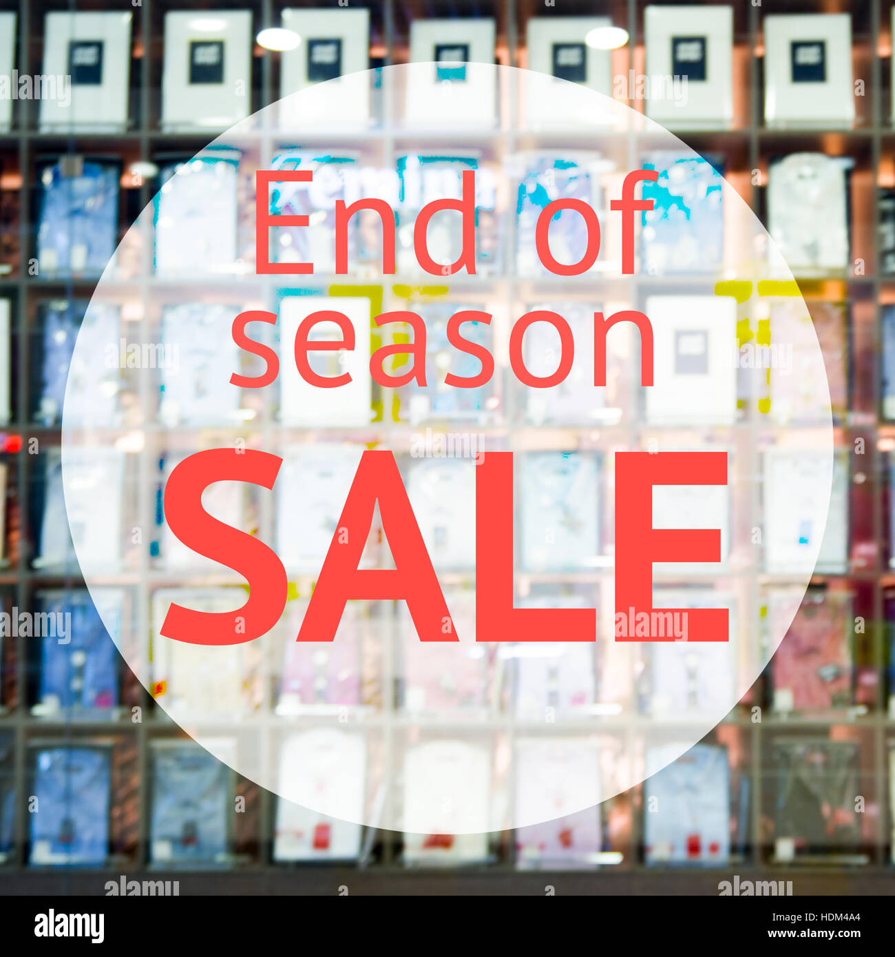 End of season sale sign Stock Photo - Alamy