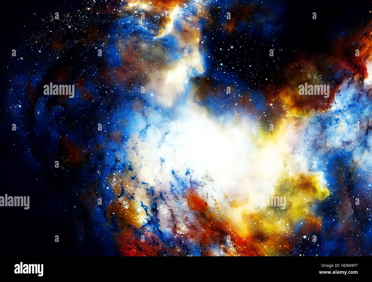 Cosmic space and stars, color cosmic abstract background Stock Photo ...