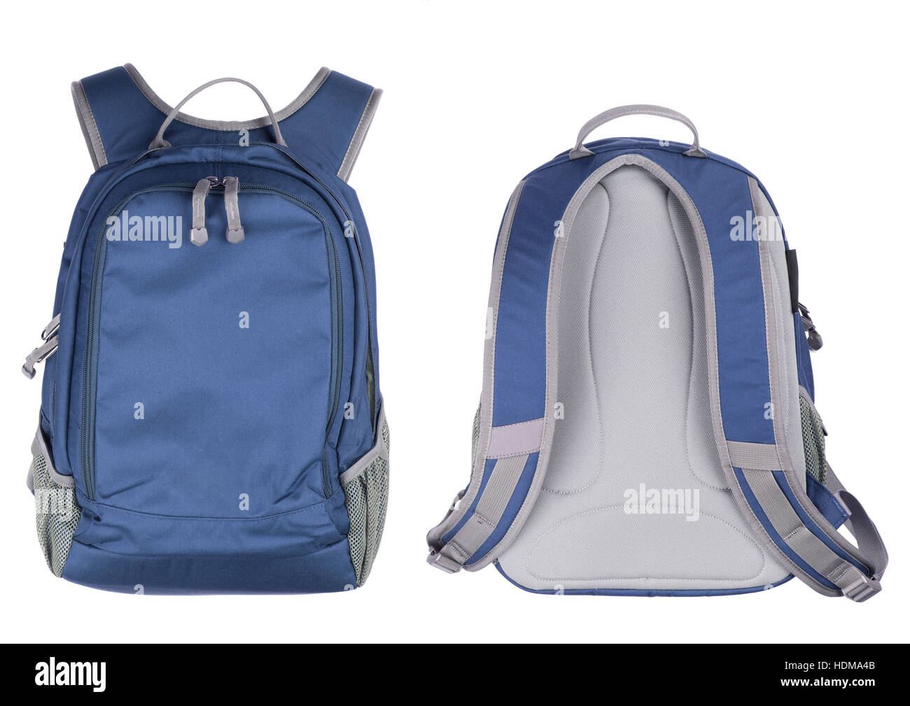 Backpack on white background Stock Photo - Alamy