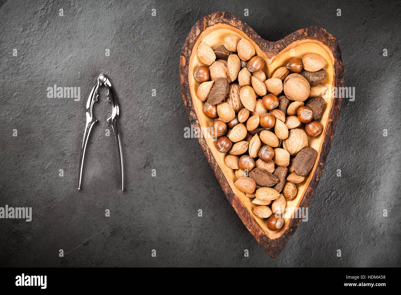 Nuts food various top hi-res stock photography and images - Alamy