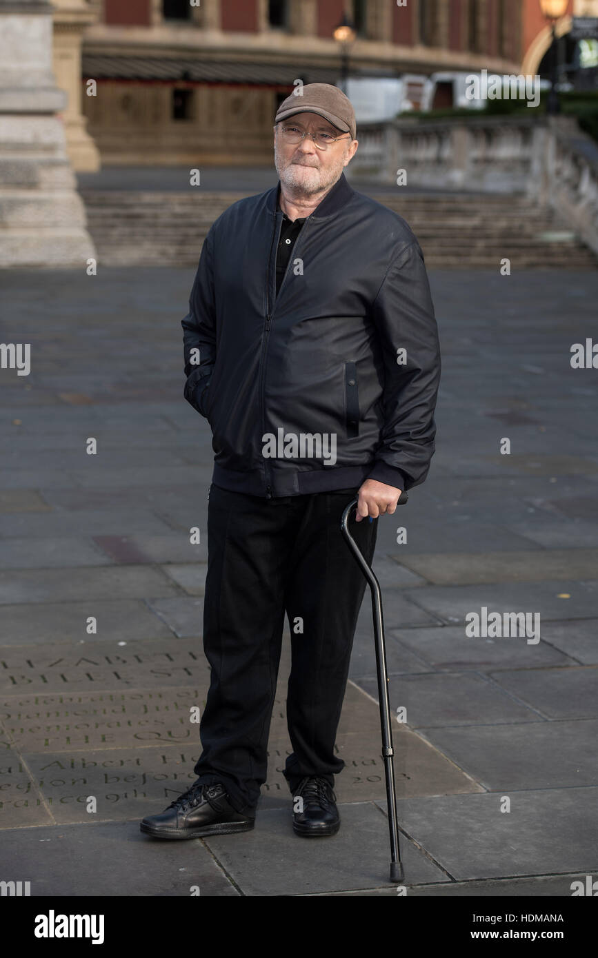 Phil Collins attends a photocall before he performs at the Royal Albert ...
