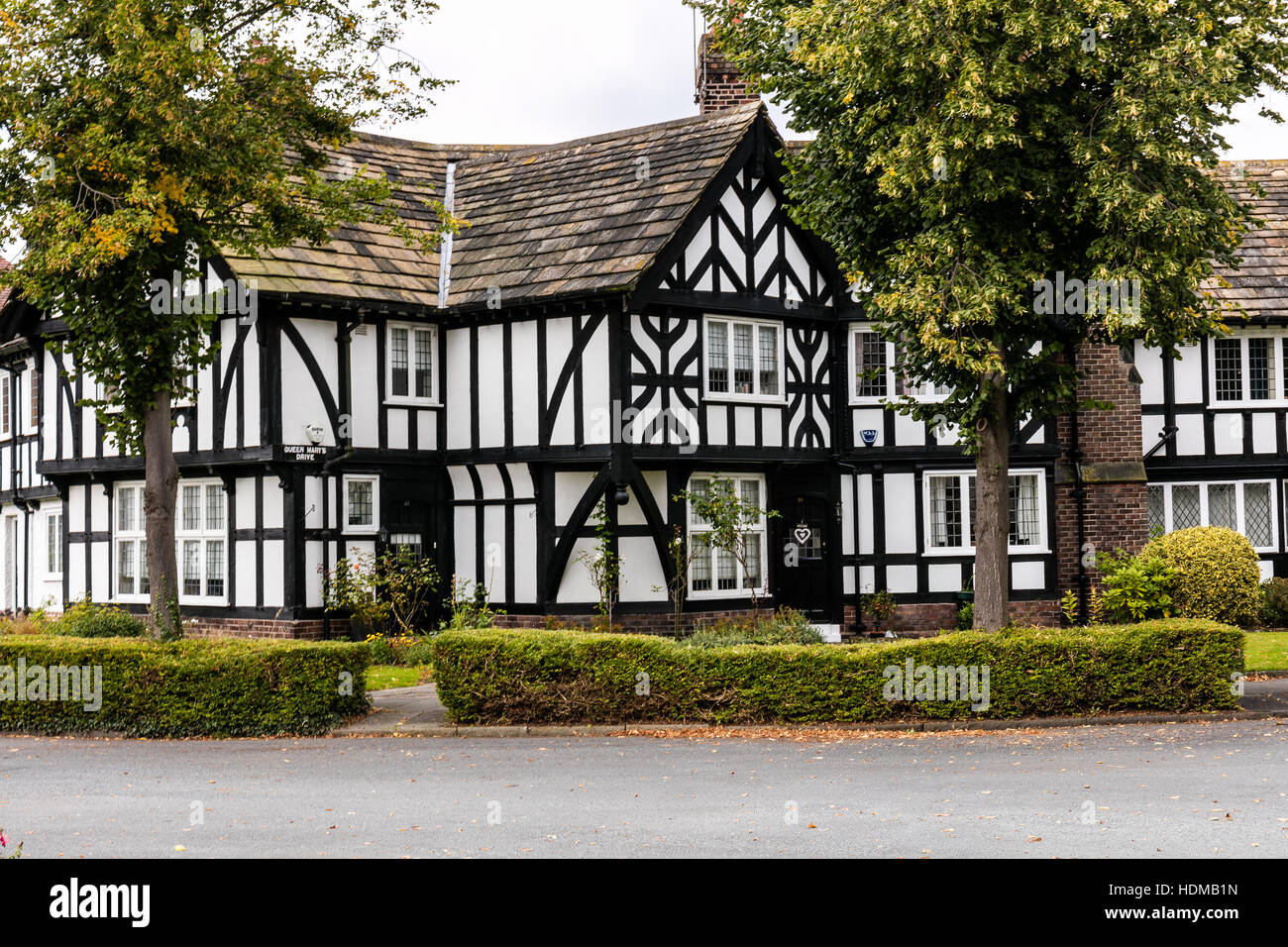 Port Sunlight Village Stock Photo - Alamy