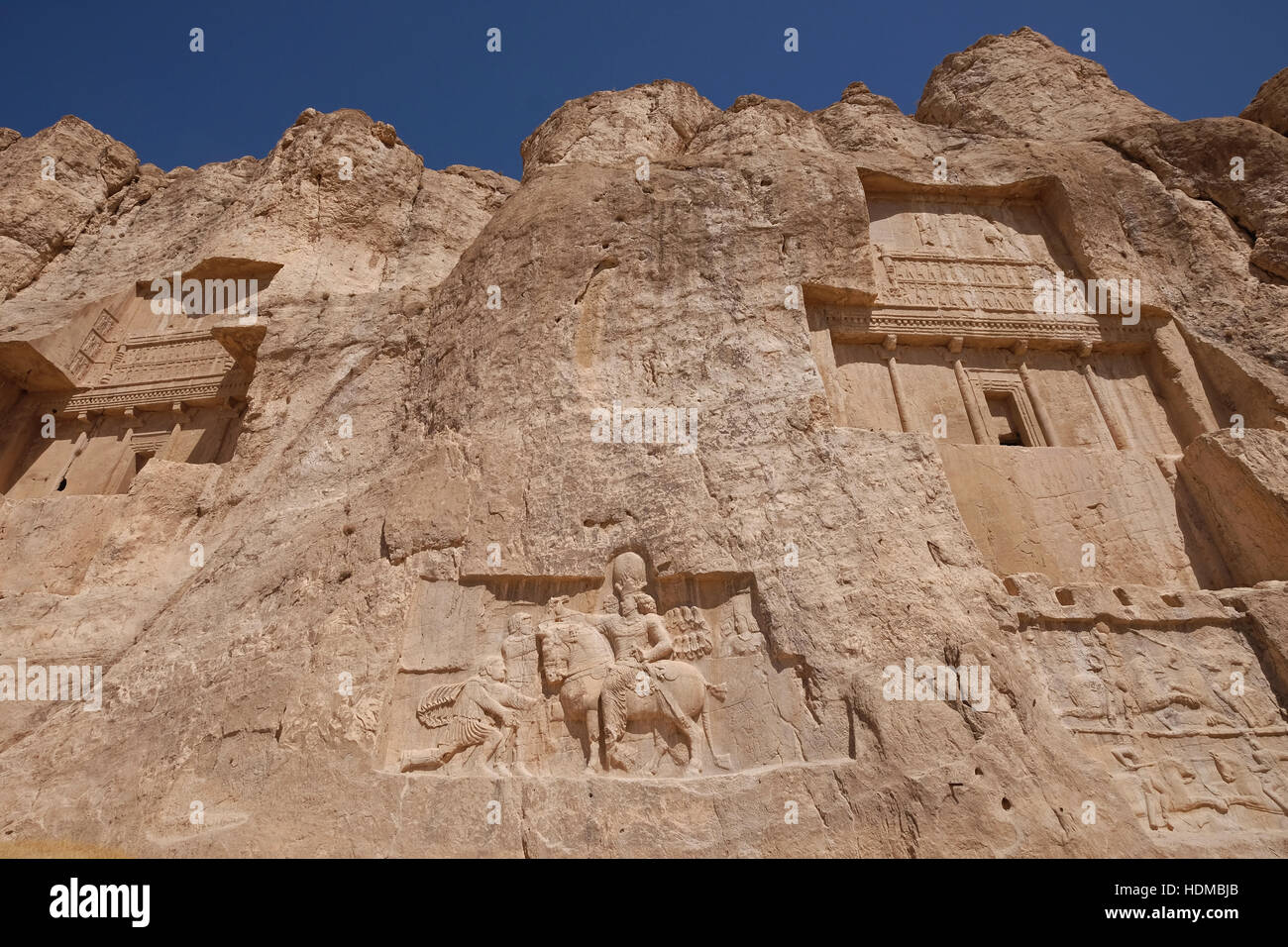 Naqsh-e Rustam is an ancient site consisting of colossal tombs of ...