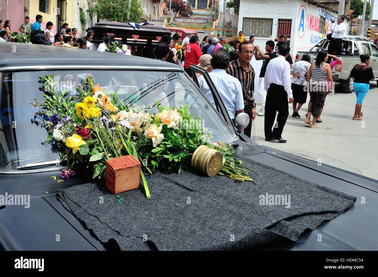 Funeral in TUMBES. Department of Tumbes .PERU Stock Photo - Alamy