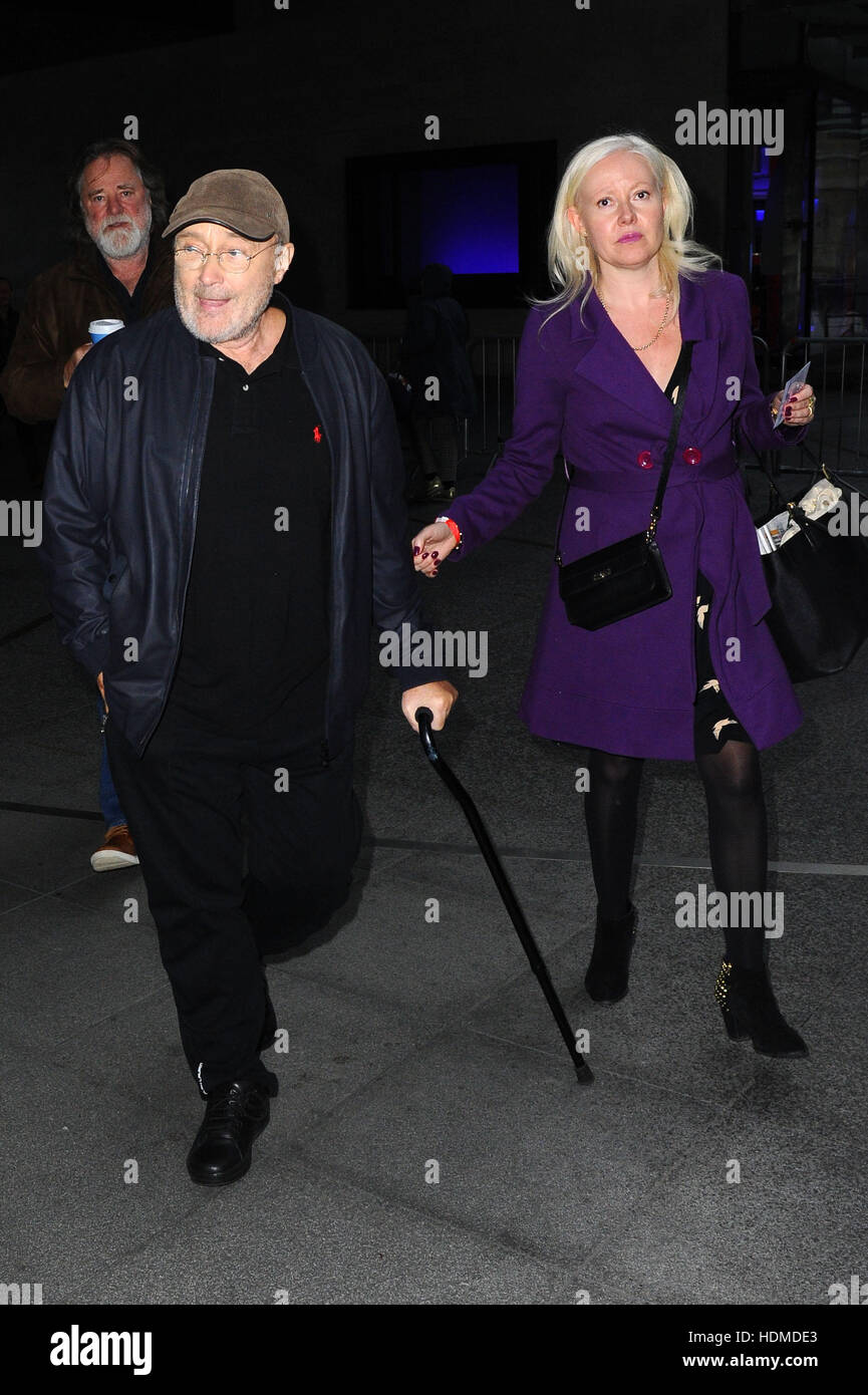 Phil Collins arrives at the BBC London studio headquarters for an ...