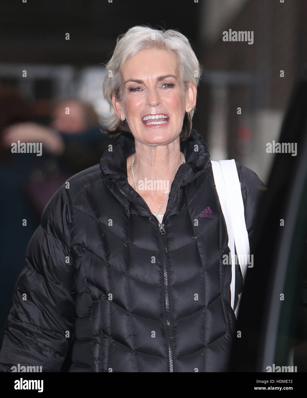 Judy Murray outside ITV Studios Featuring: Judy Murray Where: London ...