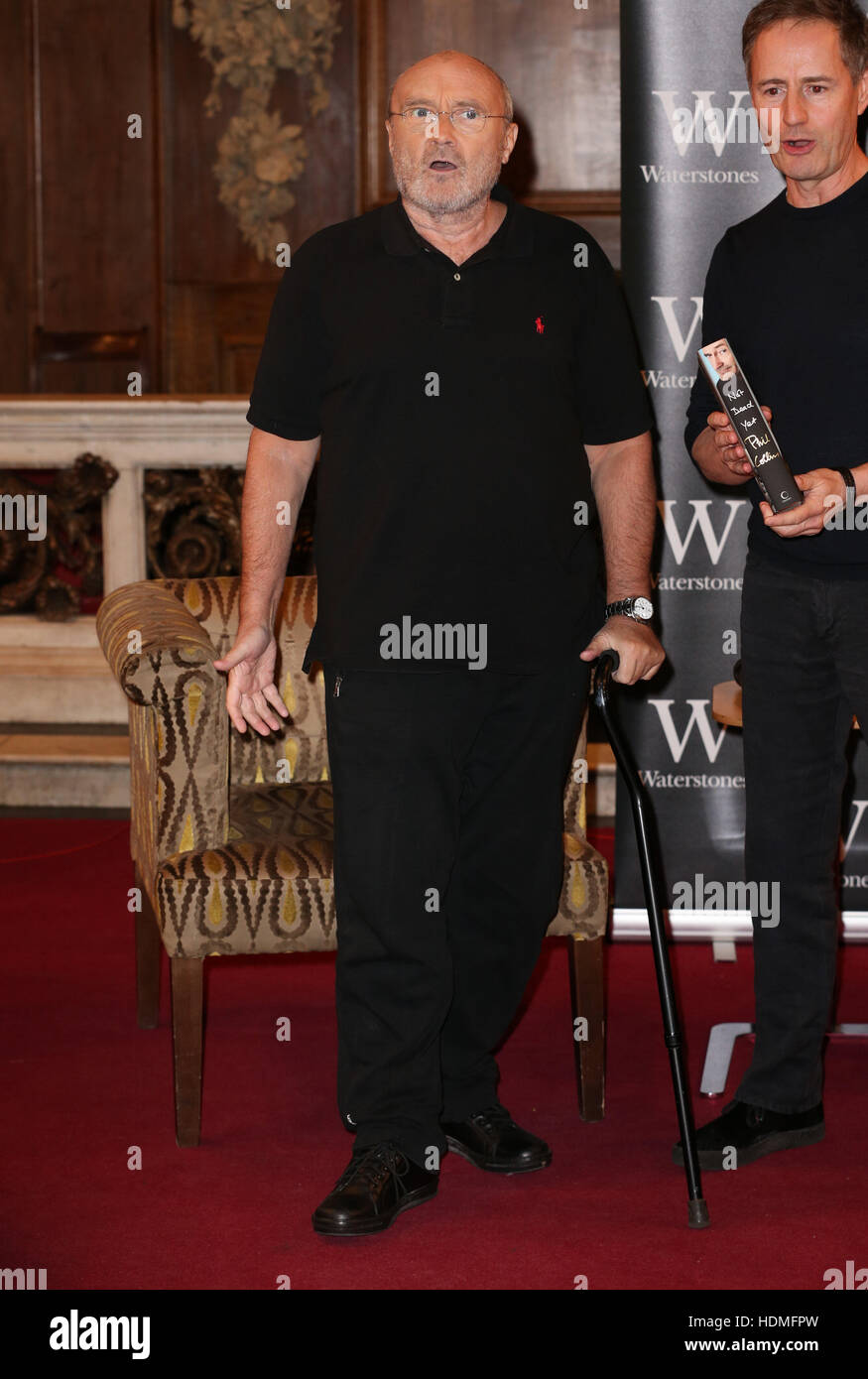 Phil Collins attends a photocall to celebrate the launch of his ...