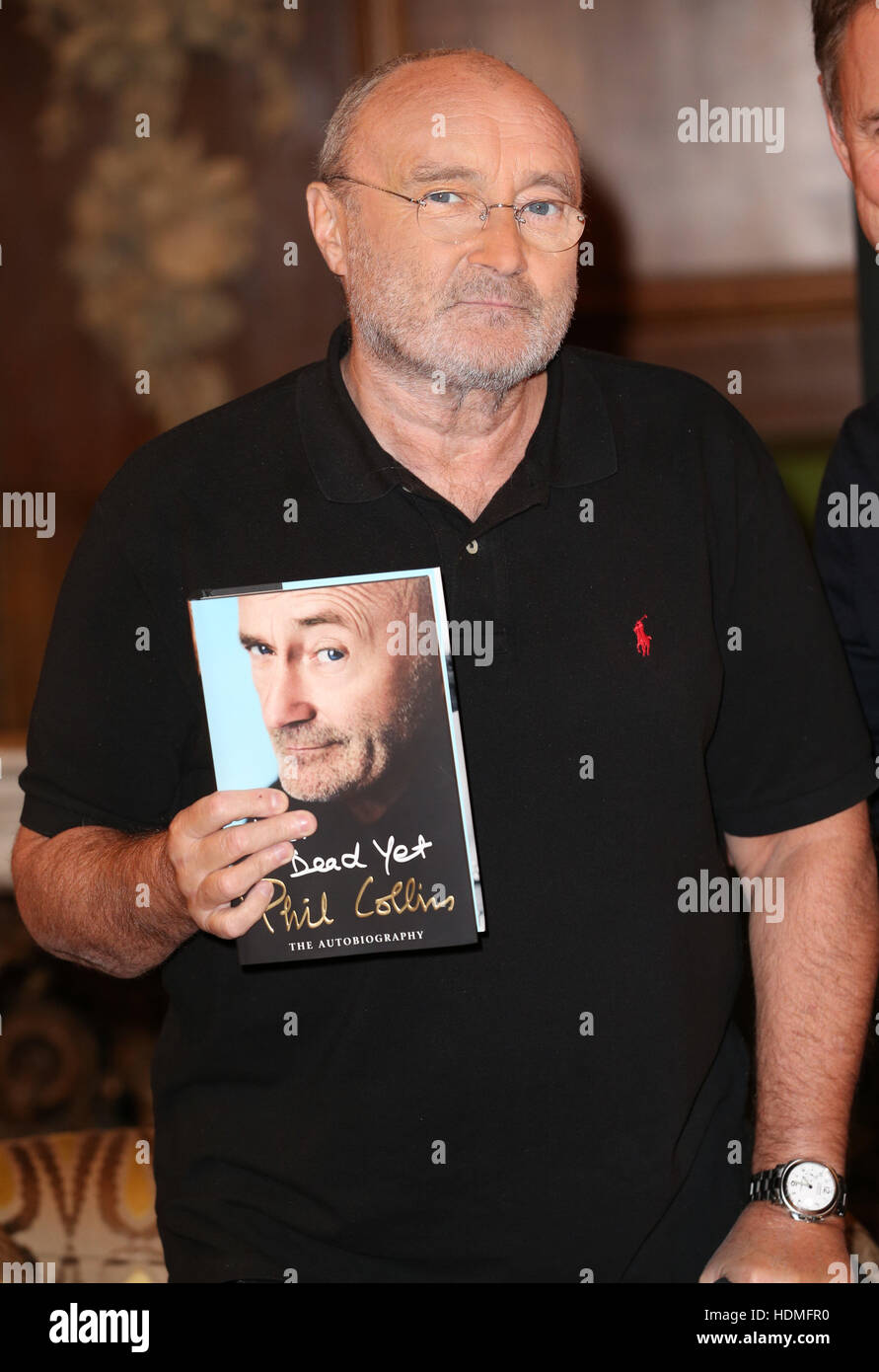 Phil Collins attends a photocall to celebrate the launch of his ...