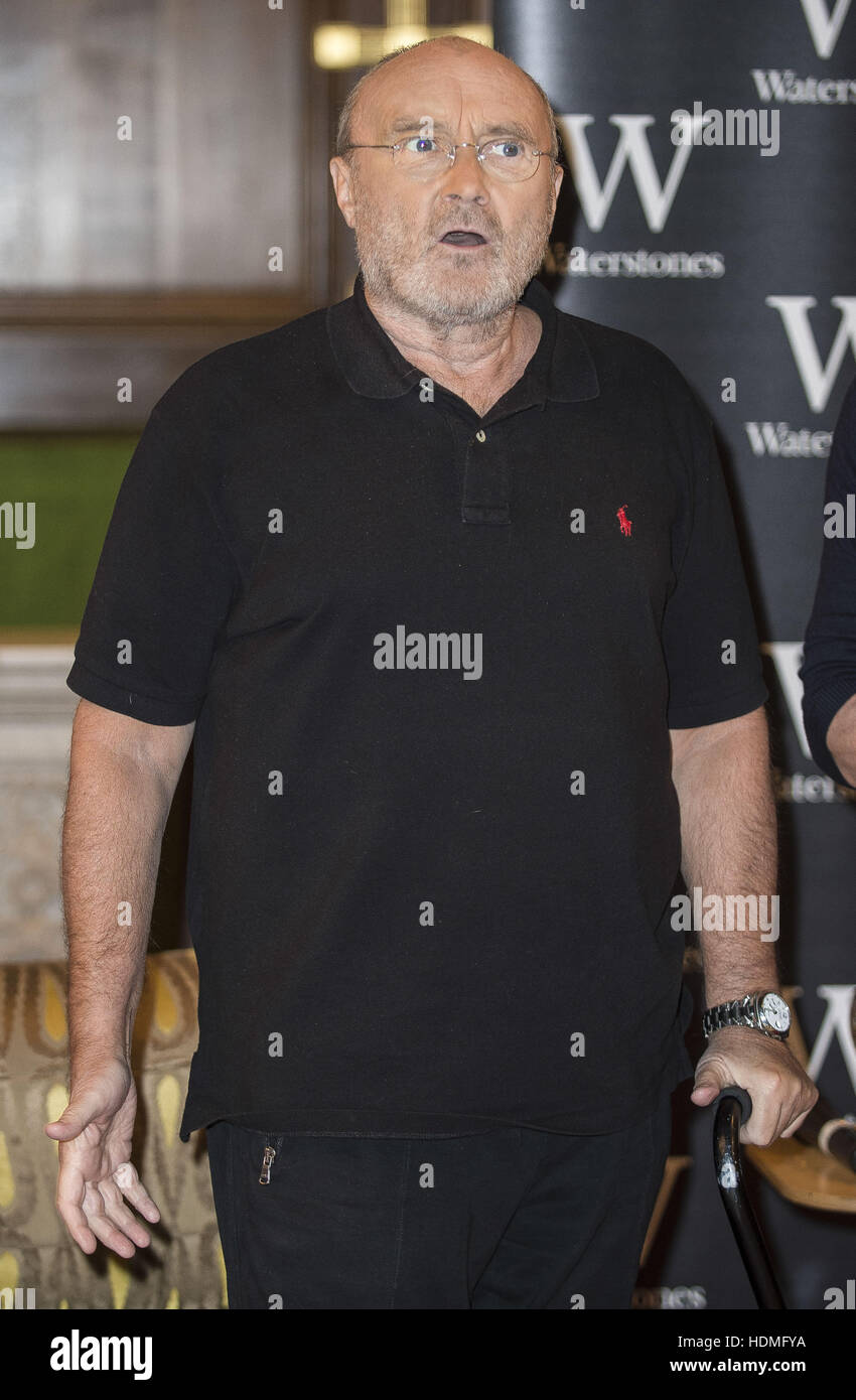 Phil Collins Launches his Autobiography 'Not Dead Yet' at St James ...