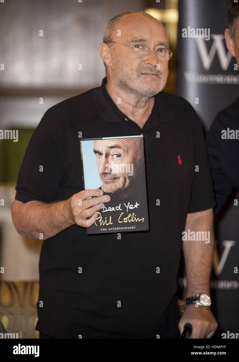 Phil Collins Launches his Autobiography 'Not Dead Yet' at St James ...