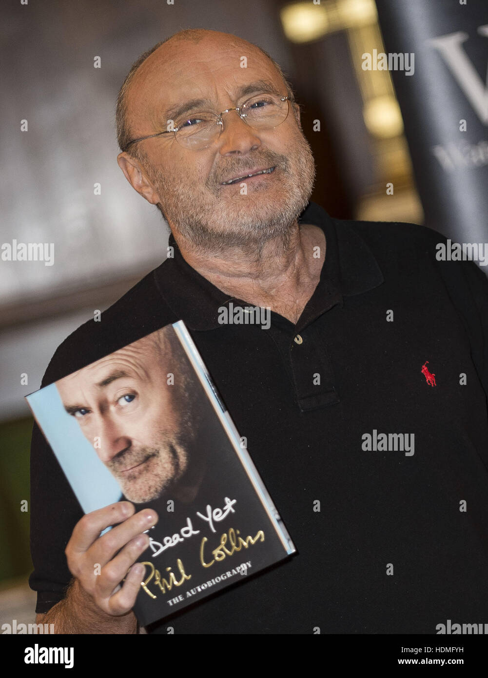 Phil Collins Launches his Autobiography 'Not Dead Yet' at St James ...
