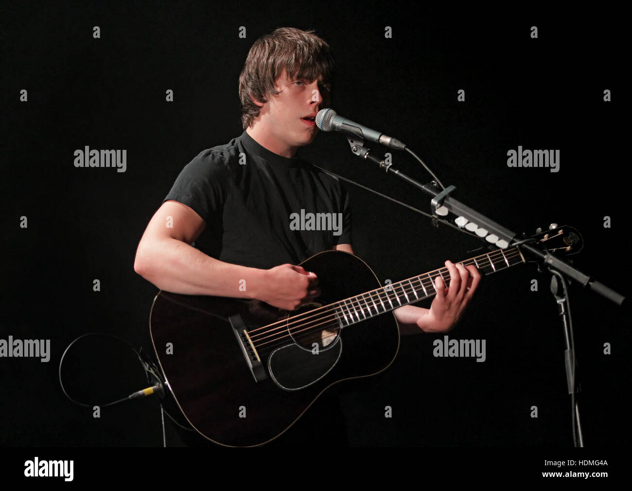 Jake Bugg performing at Manchester O2 Apollo Featuring: Jake Bugg Where ...