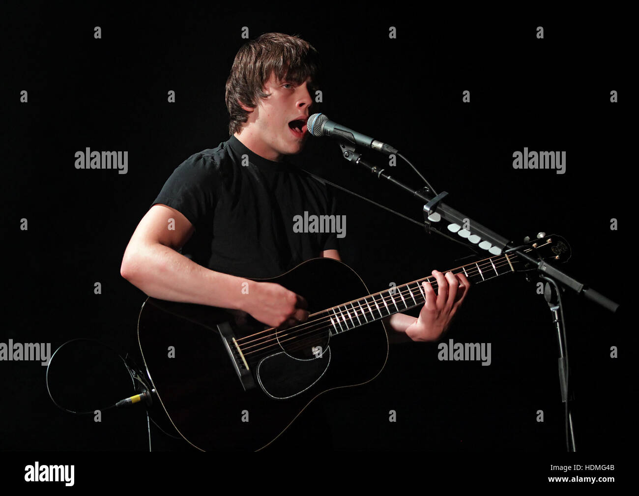 Jake Bugg performing at Manchester O2 Apollo Featuring: Jake Bugg Where ...