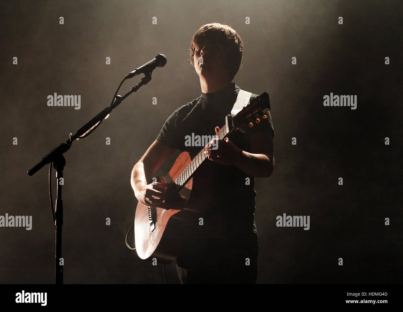 Jake Bugg performing at Manchester O2 Apollo Featuring: Jake Bugg Where ...