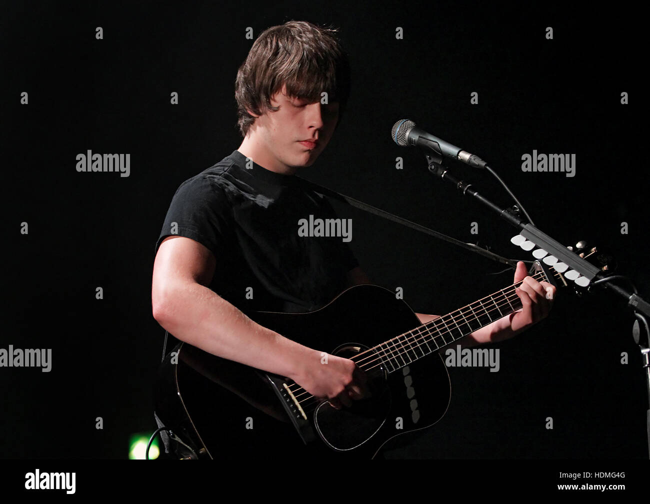 Jake Bugg performing at Manchester O2 Apollo Featuring: Jake Bugg Where ...