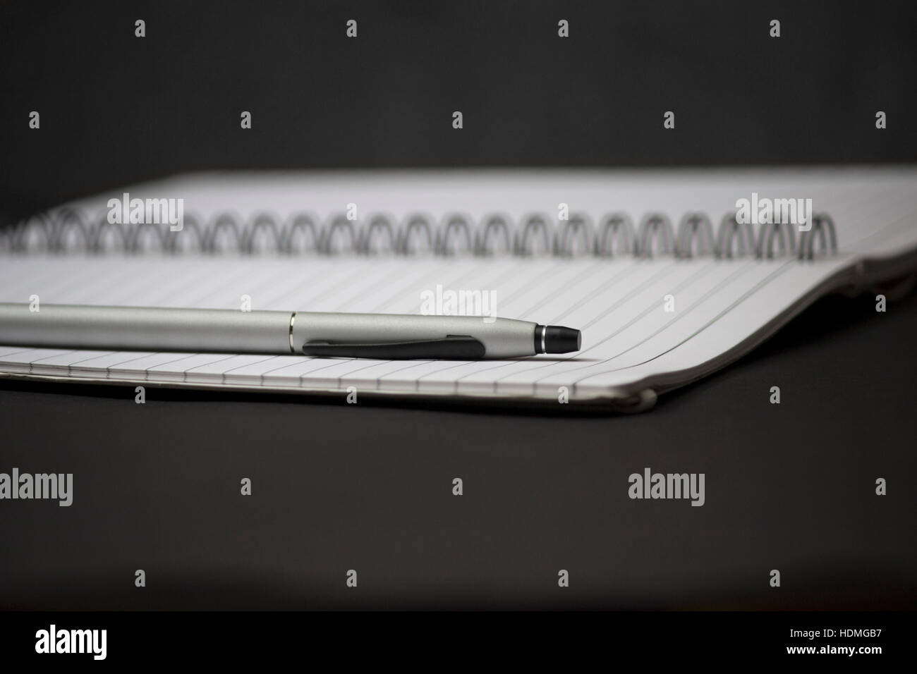 Elegant pen and notepad Stock Photo - Alamy