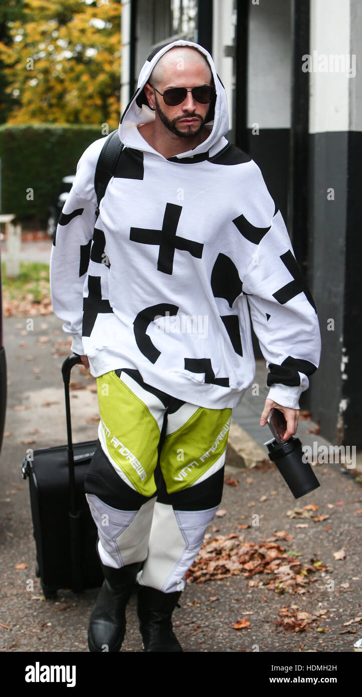 Choreographer Brian Friedman arrives for dance rehearsals with the X ...