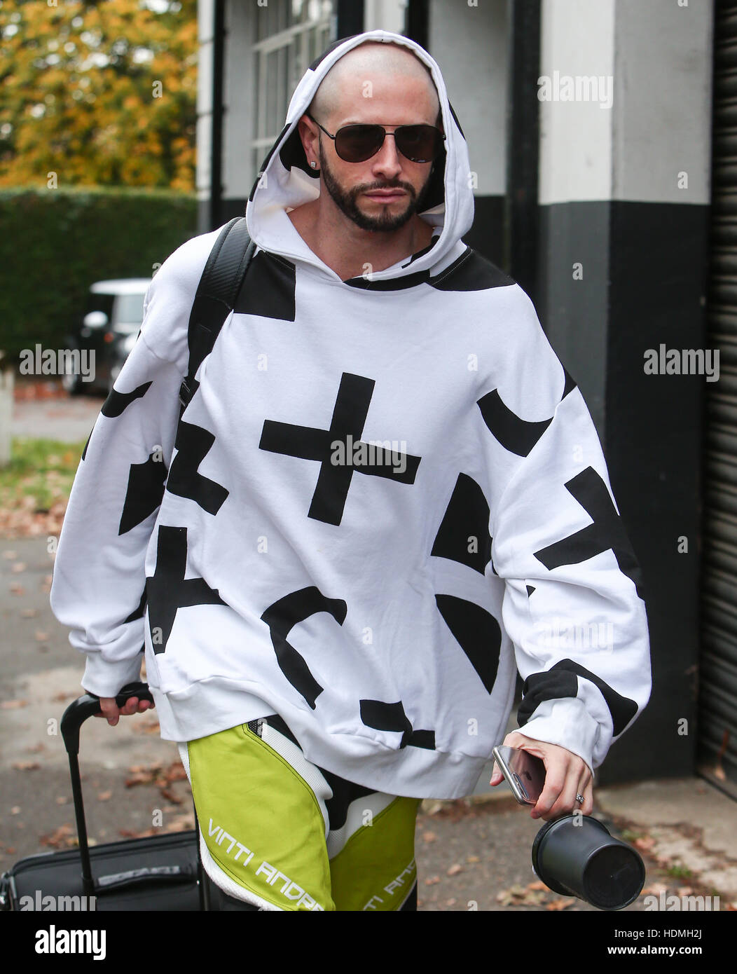 Choreographer Brian Friedman arrives for dance rehearsals with the X ...