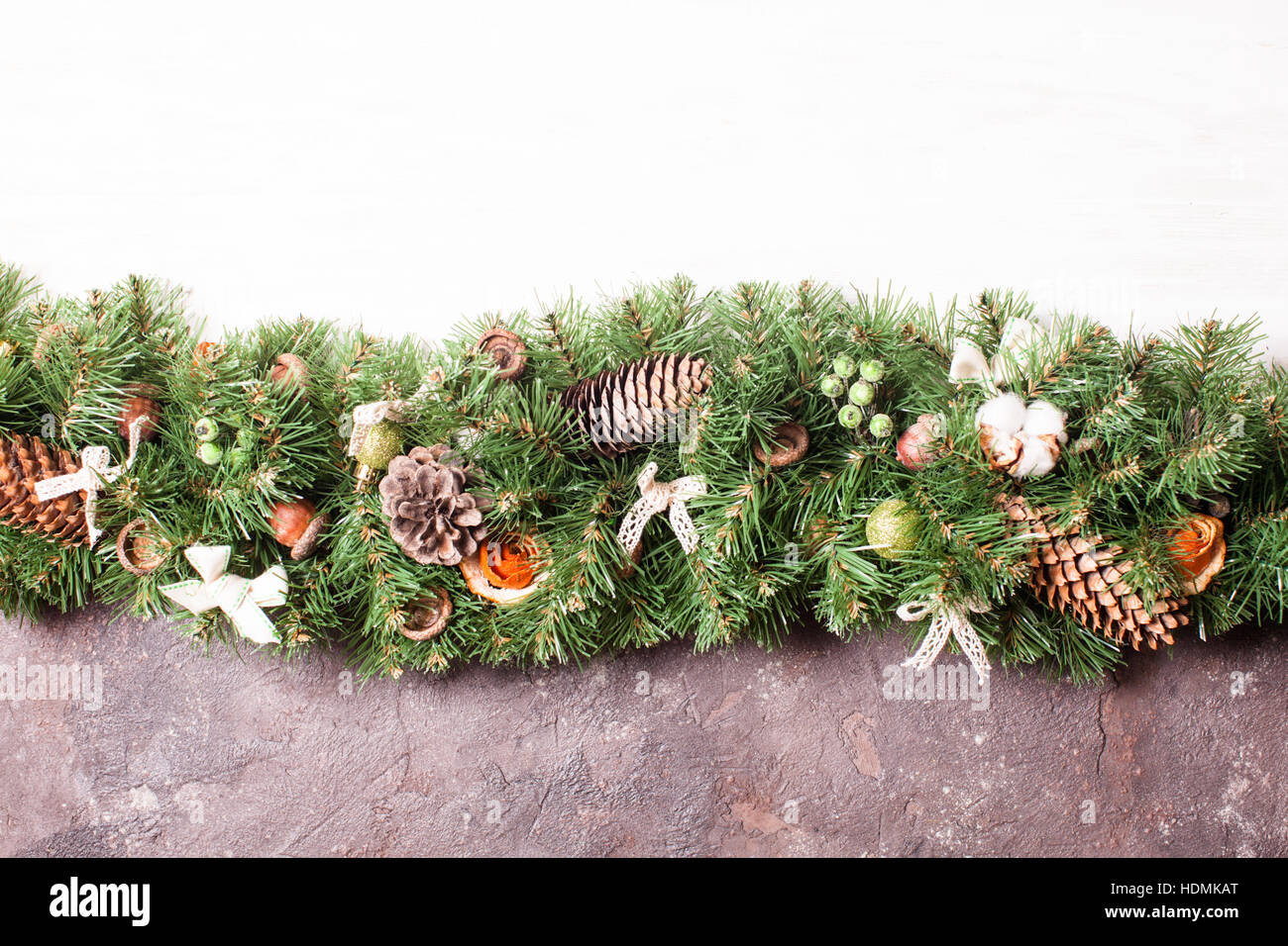 Christmas border design Stock Photo - Alamy