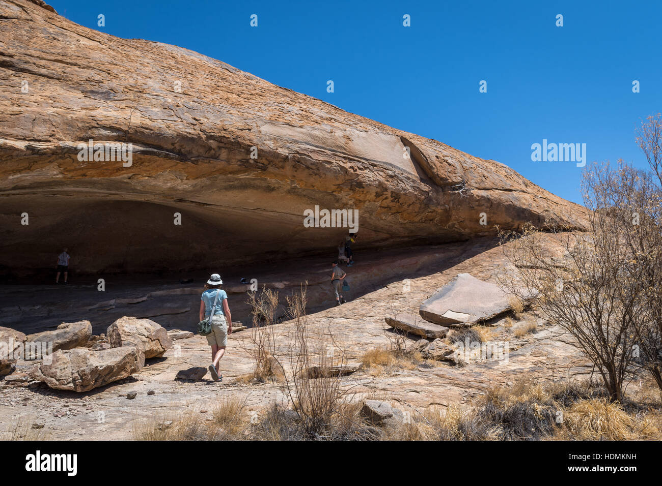 Phillip's Cave, Erongo Mountains, Namibia - home to a large collection ...