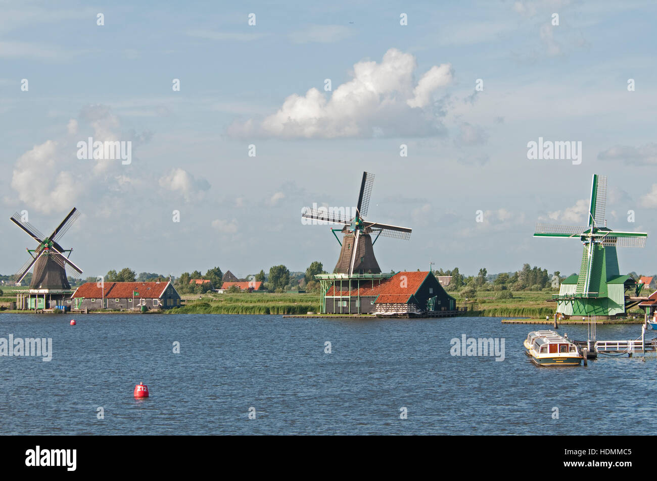 A beautifull windmill in landscape The Netherlands Stock Photo - Alamy