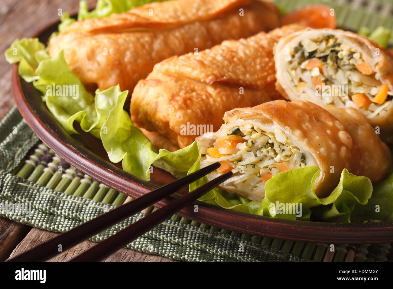 Fried Chicken Spring Roll High Resolution Stock Photography and Images ...