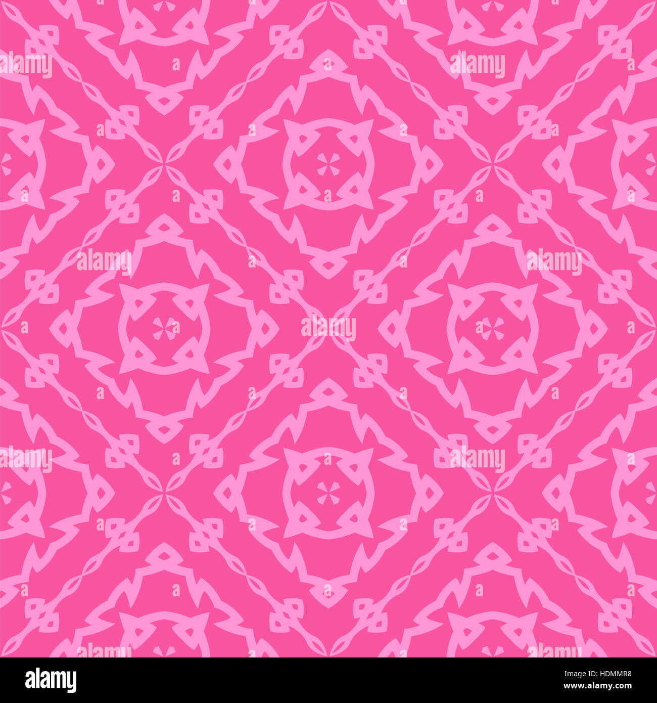Pink Ornamental Seamless Line Pattern Stock Photo - Alamy