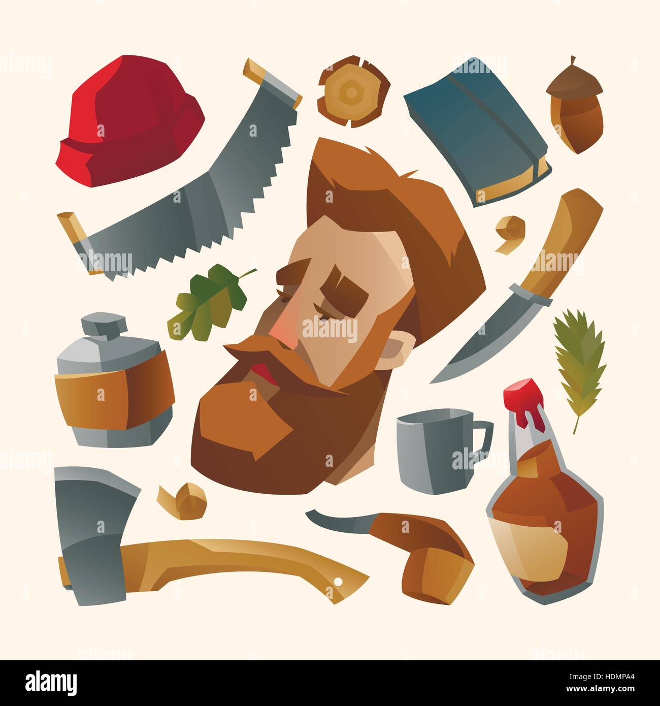 Cartoon Lumberjack Stock Photos & Cartoon Lumberjack Stock Images - Alamy