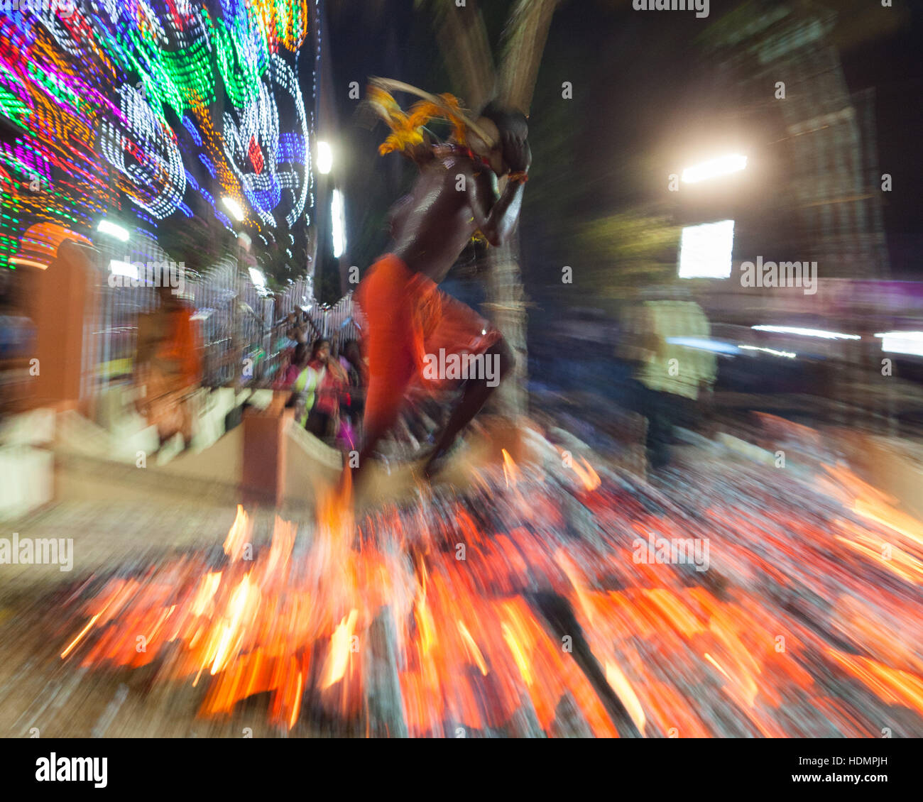 Firewalker ceremony agni kavadi perunguzhi hi-res stock photography and ...