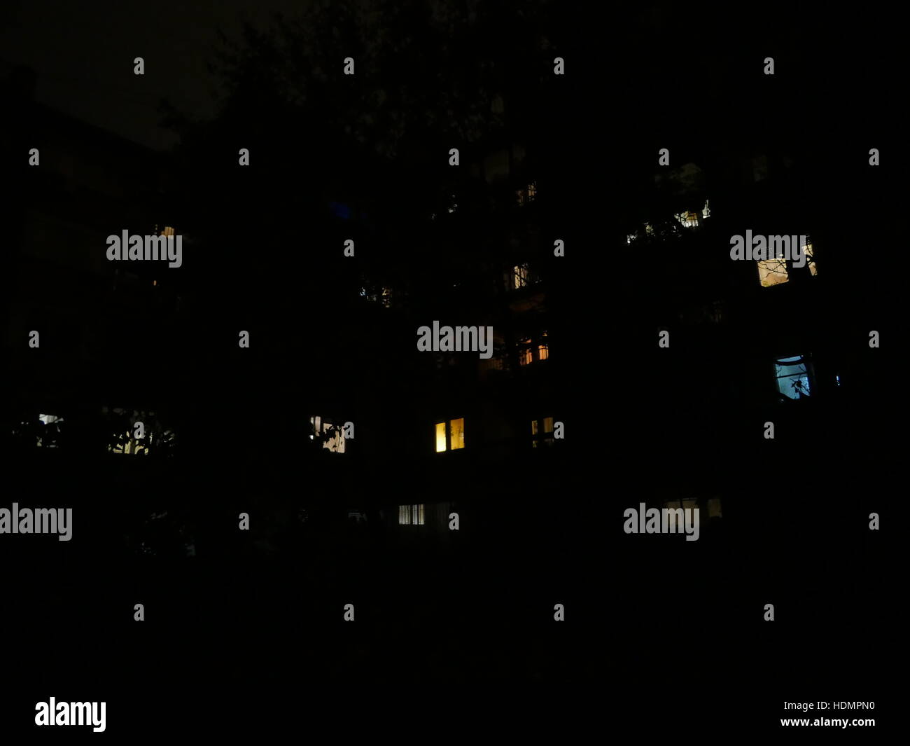 Dark shadows in windows hi-res stock photography and images - Alamy