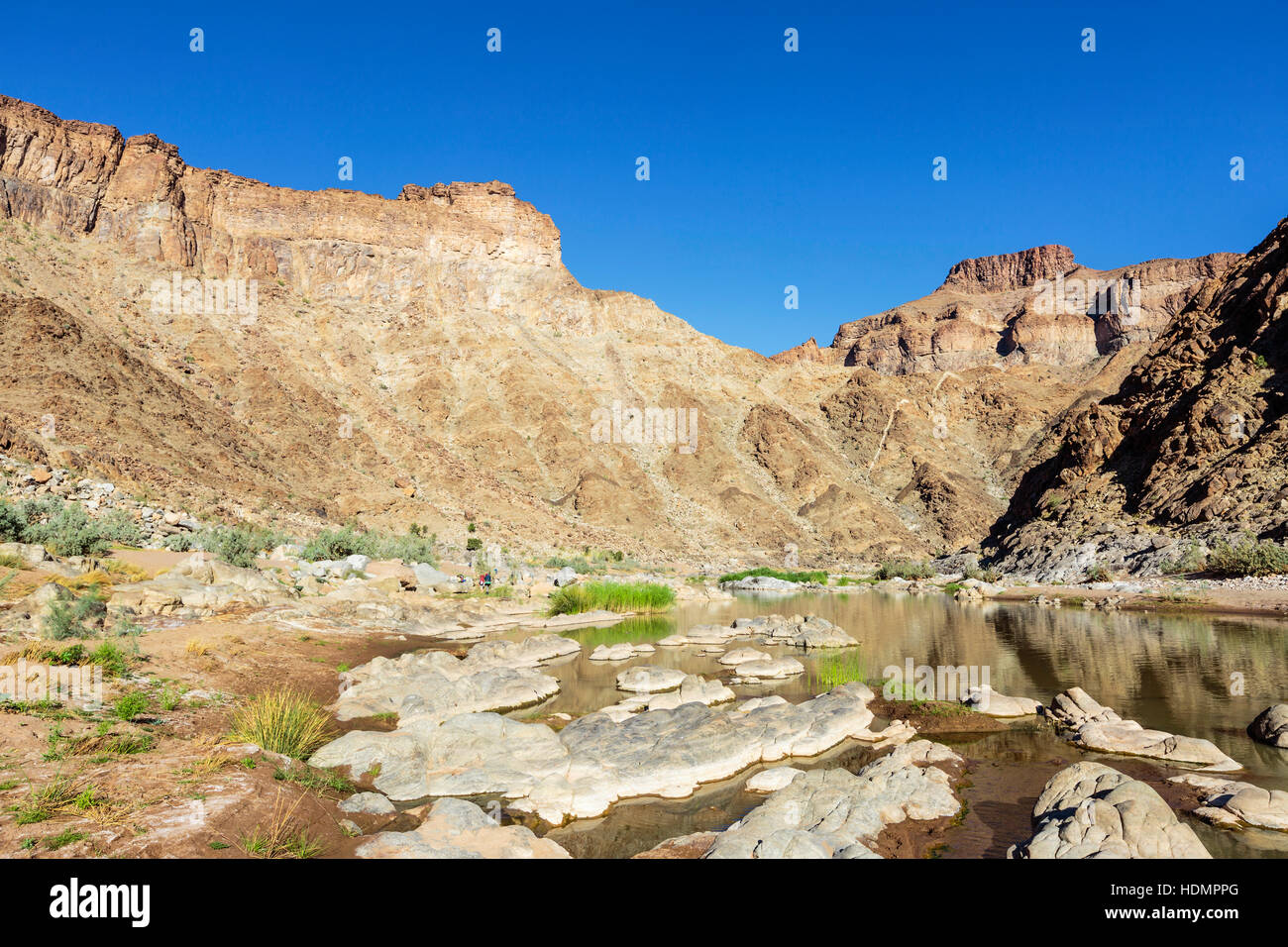 Sulfurous springs, Fish River Canyon, Namibia Stock Photo - Alamy