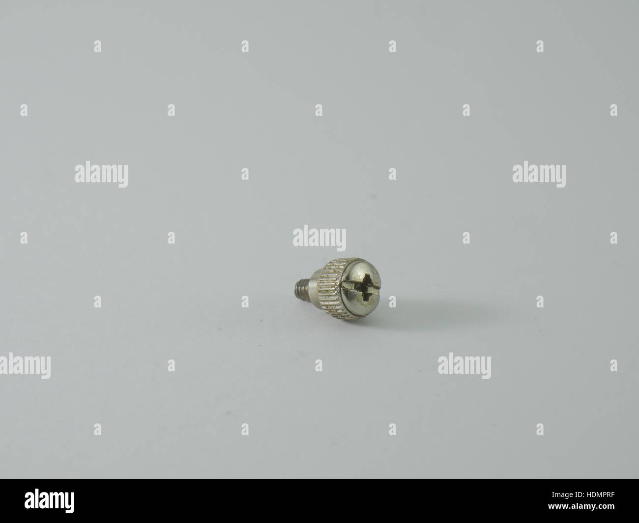 Isolated computer screw in a white background Stock Photo - Alamy