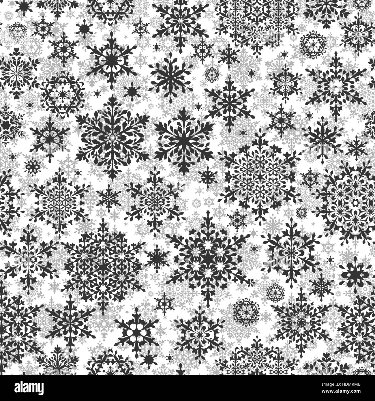 Seamless Snowflakes pattern. EPS 10 Stock Vector Image & Art - Alamy