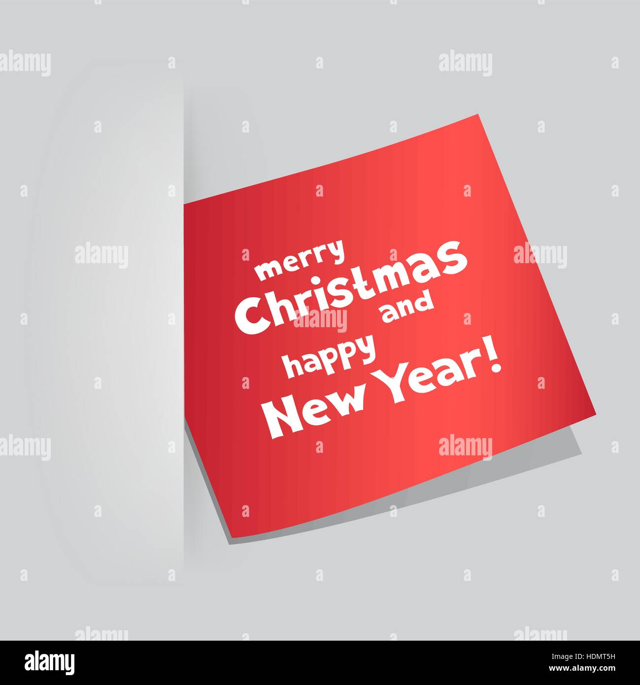 Gray christmas card red Stock Vector Images - Alamy