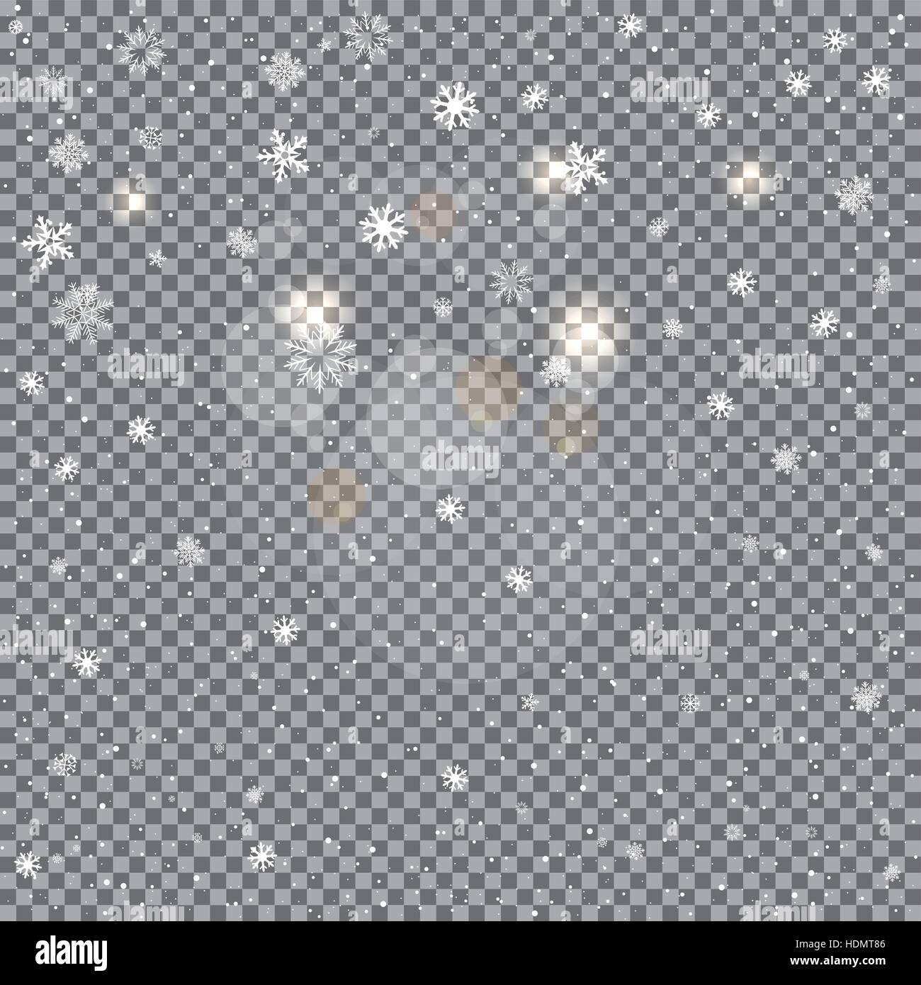 winter snow transparent backdrop Stock Vector Image & Art - Alamy