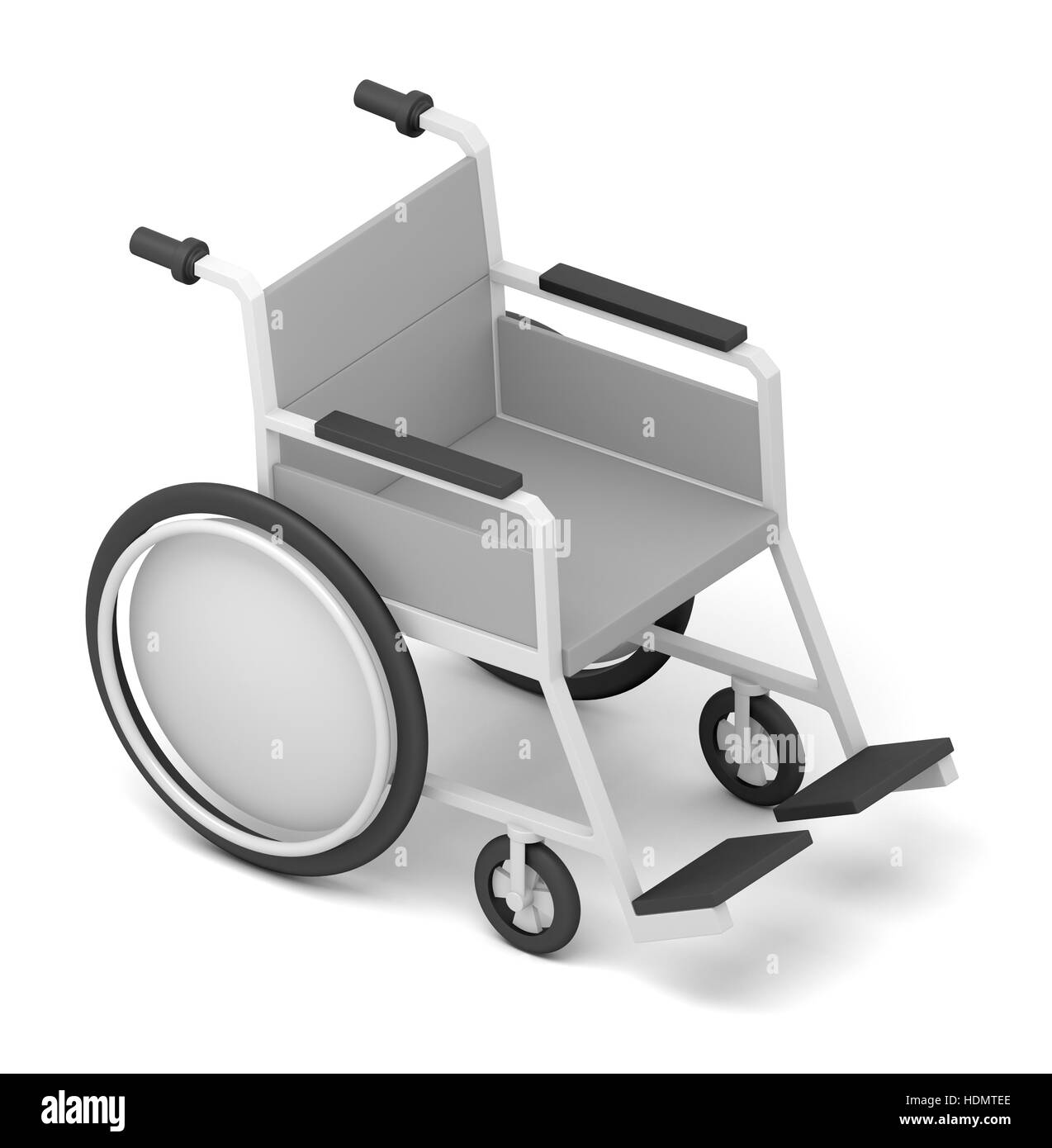 Wheelchair. Isolated on White Background Stock Photo - Alamy
