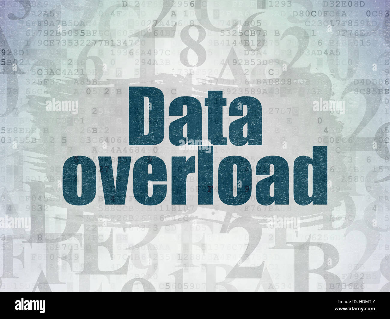 Information concept: Data Overload on Digital Data Paper background ...