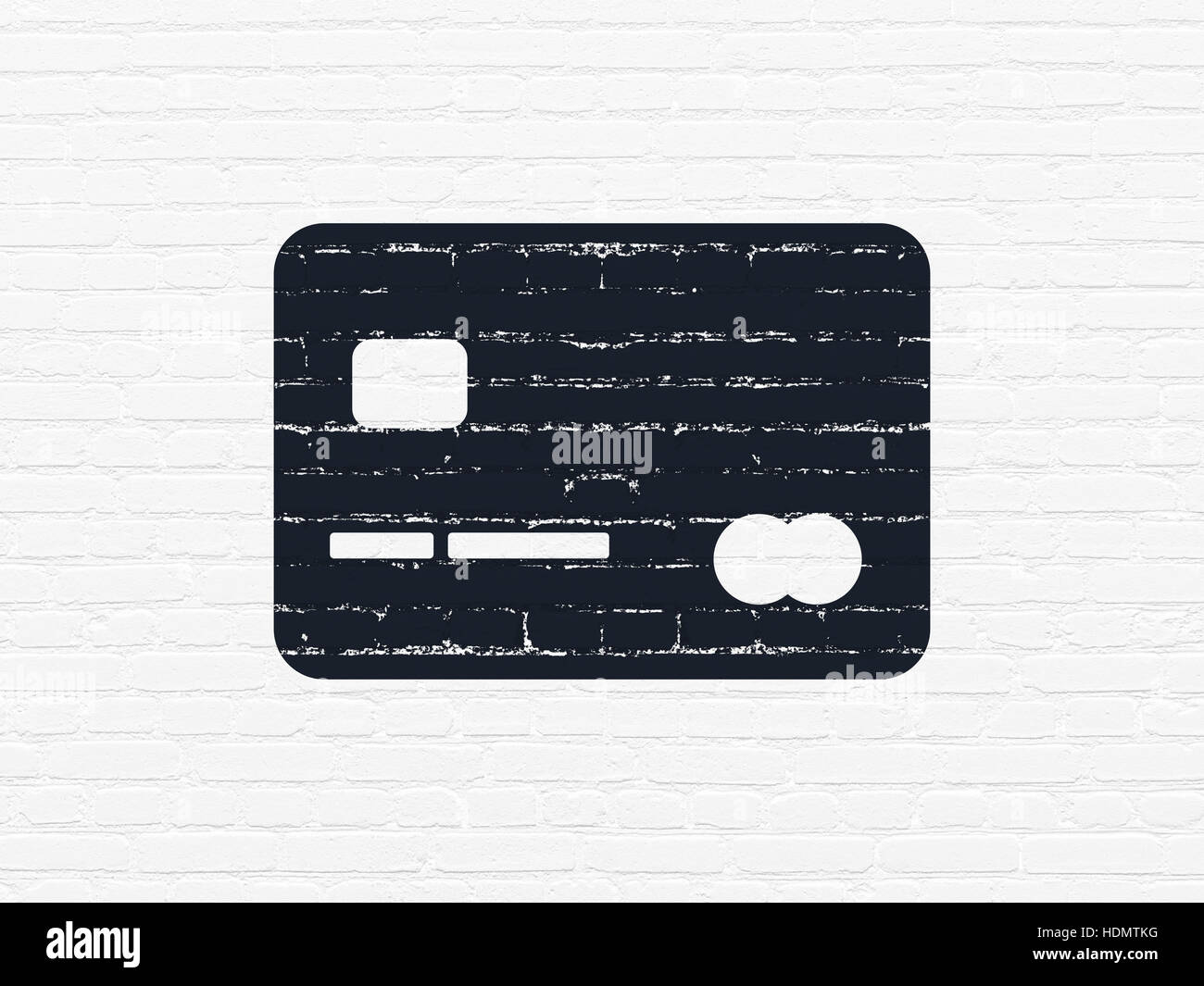 Money concept: Credit Card on wall background Stock Photo - Alamy