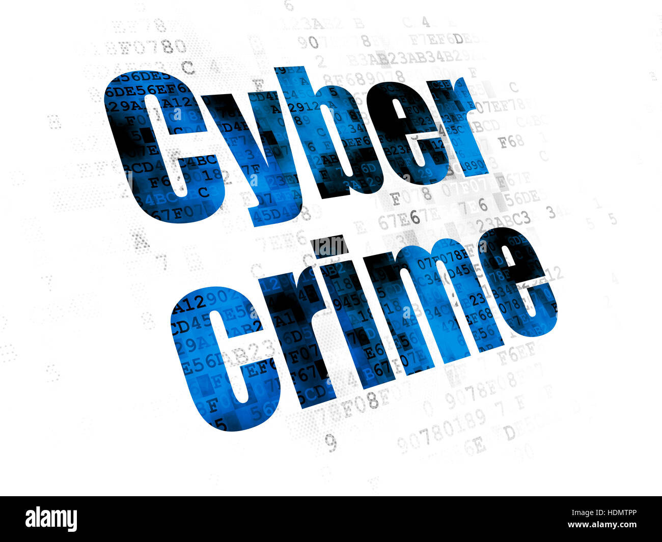 Security concept: Cyber Crime on Digital background Stock Photo - Alamy