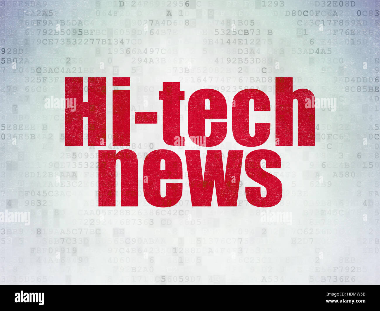 News concept: Hi-tech News on Digital Data Paper background Stock Photo ...