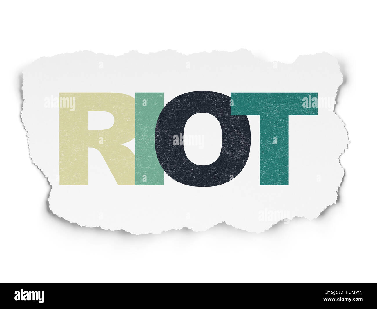 Politics concept: Riot on Torn Paper background Stock Photo - Alamy