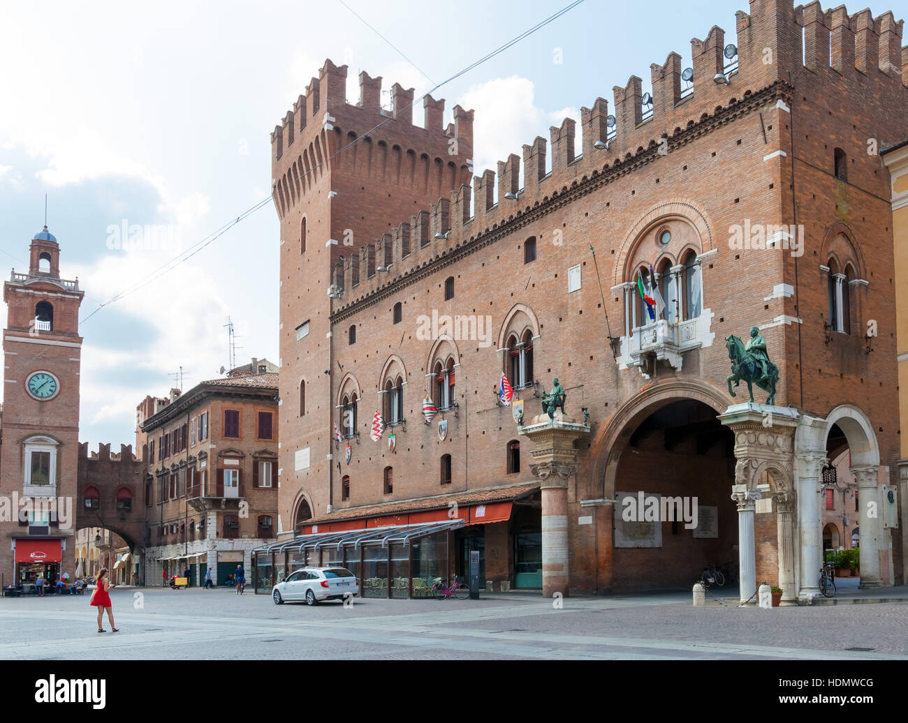 Ferrara city hall hi-res stock photography and images - Alamy