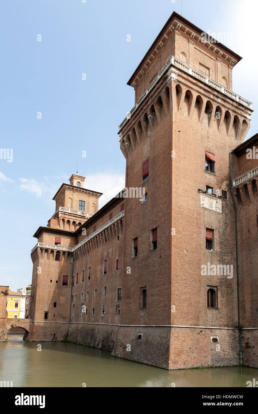 Castello Estense ('Este castle') or castello di San Michele, Ferrara ...