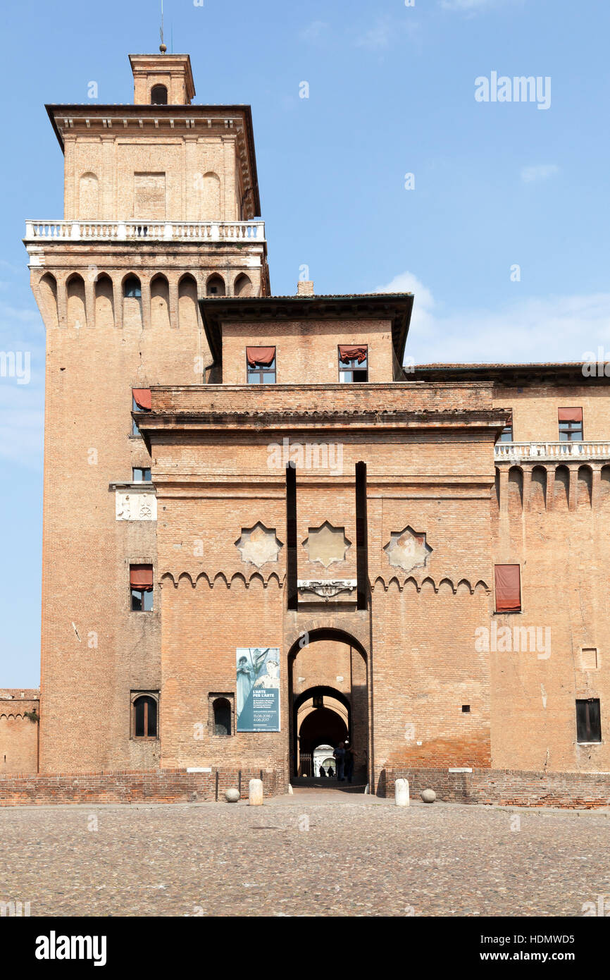 Castello Estense ('Este castle') or castello di San Michele, Ferrara ...