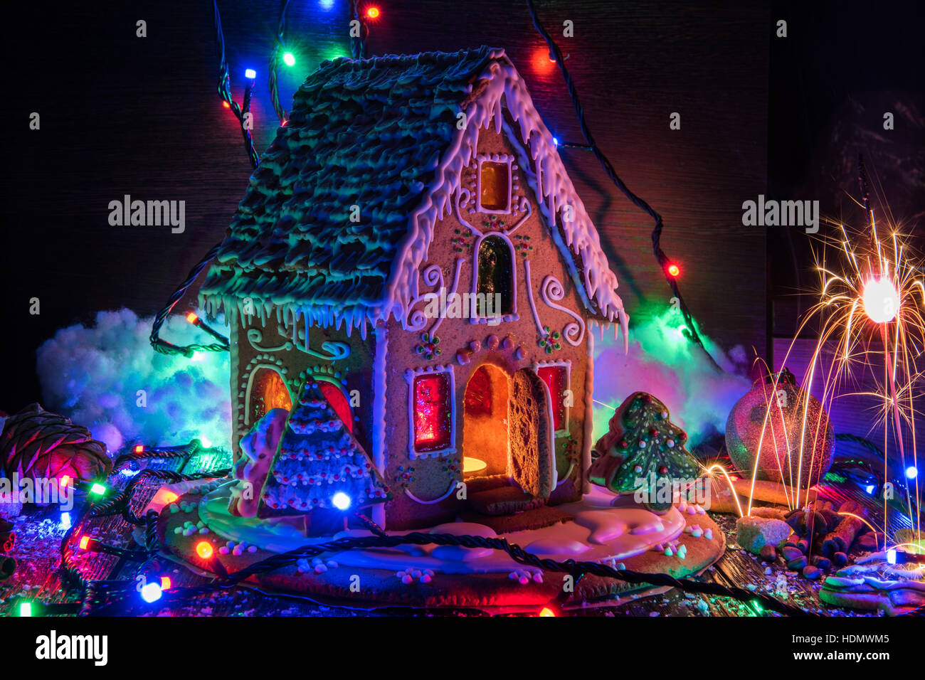 Different ginger cookies Stock Photo - Alamy