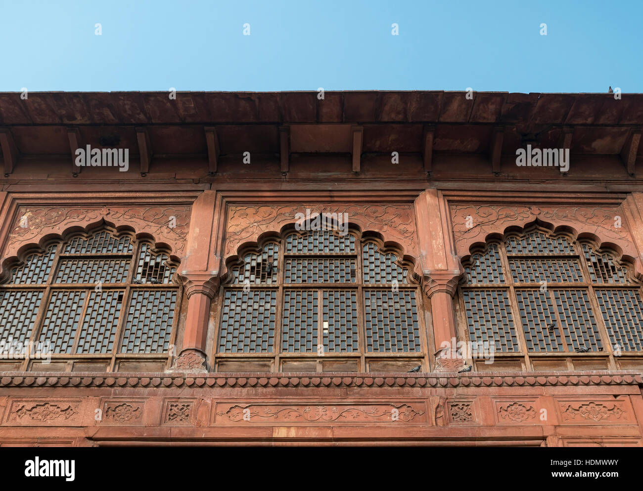 Naubat (Naqqar) Khana drum house, Red Fort, Old Delhi, India Stock ...
