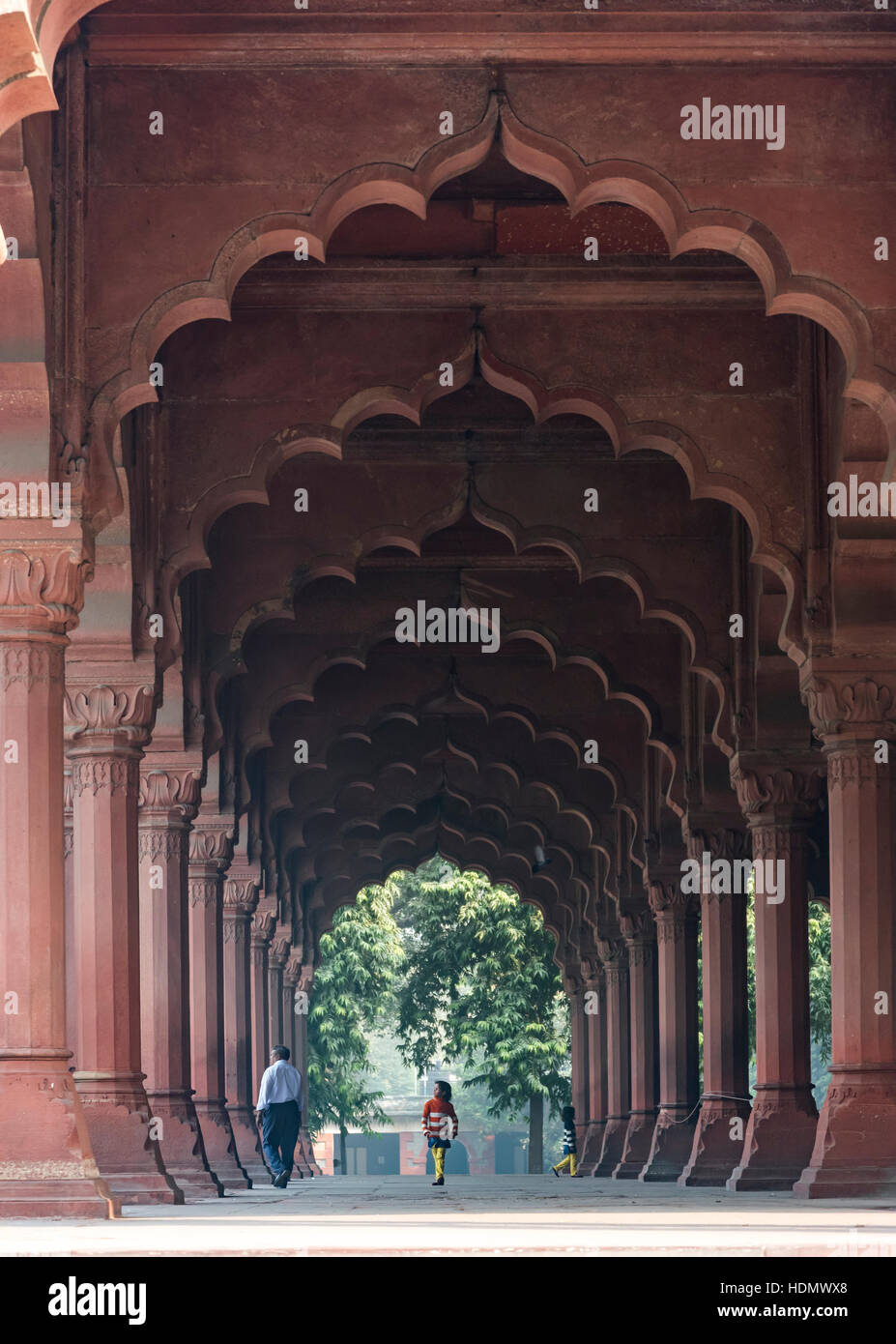 Diwan-i-Aam, Red Fort, Old Delhi, India Stock Photo - Alamy