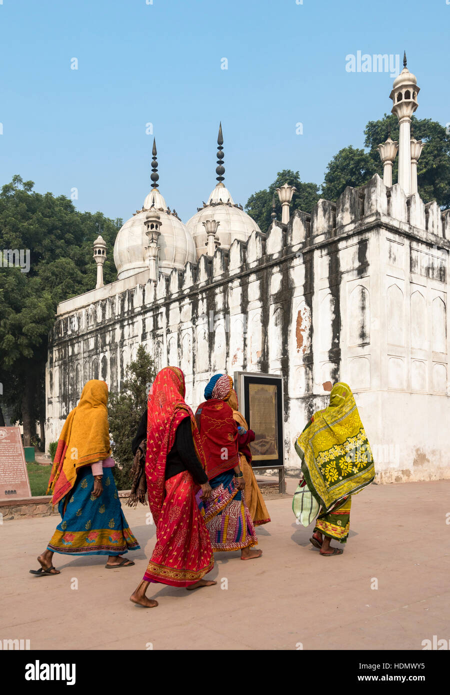 Moti Masjid (Pearl Mosque), Red Fort, Old Delhi, India Stock Photo - Alamy