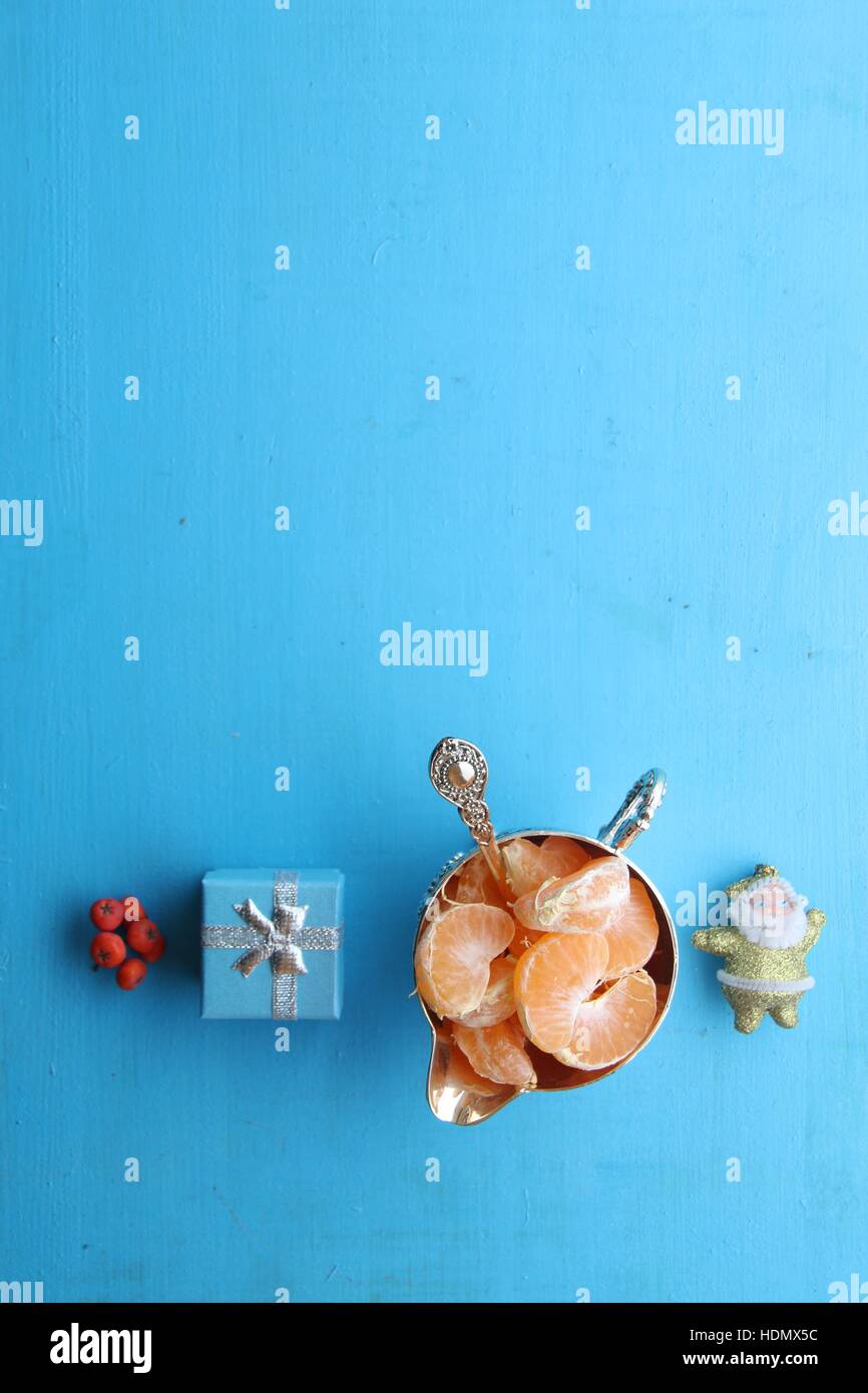 Christmas gift box, food decor Stock Photo - Alamy